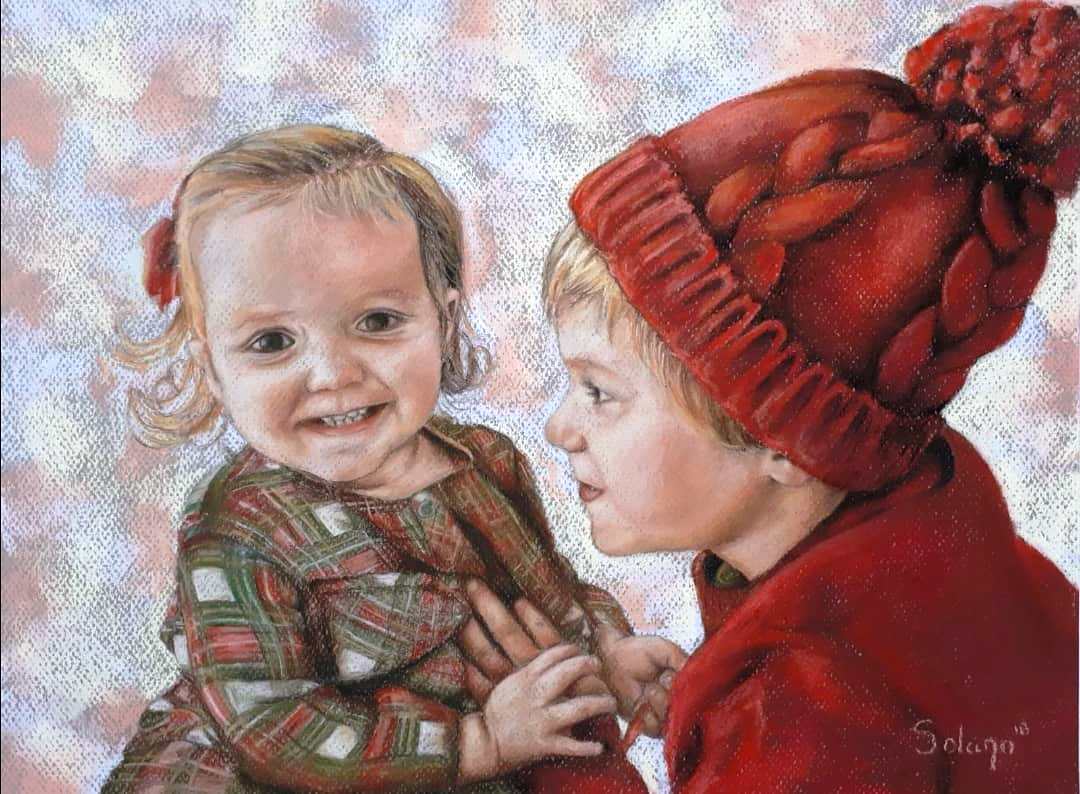 Retratos en pastel – Laura Solano